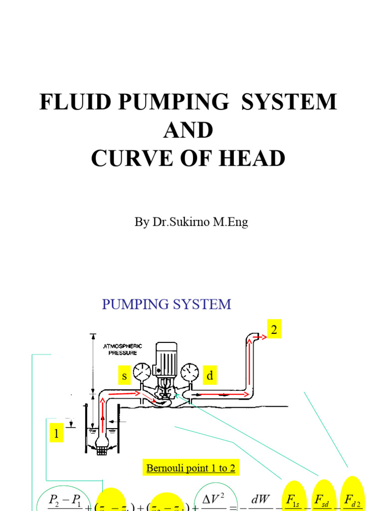 2023 Lect4b Fluid Pumping System | PDF | Pump | Horsepower