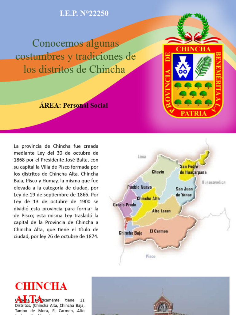Distritos de Chincha | PDF