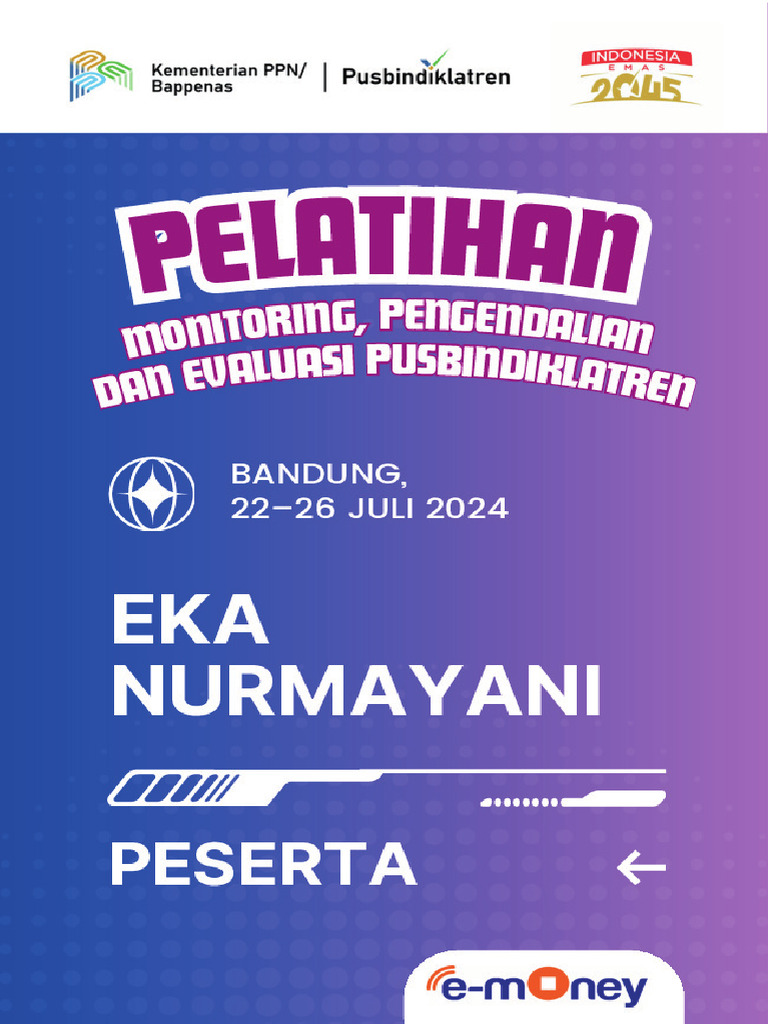 ID Card-Monev (Emoney) | PDF