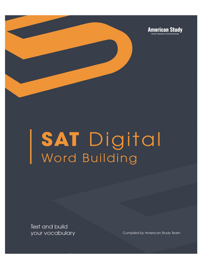American Study JSC - SAT Digital Word Building | PDF
