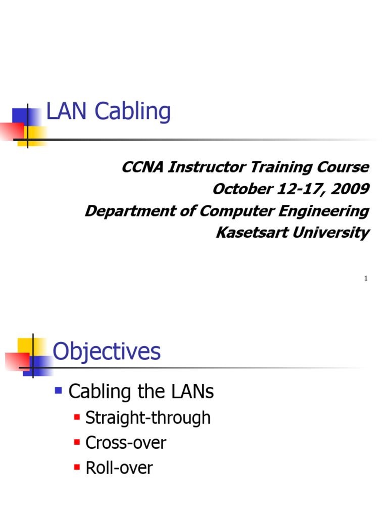 Ehternet Cabling | PDF | Ethernet | Electronics