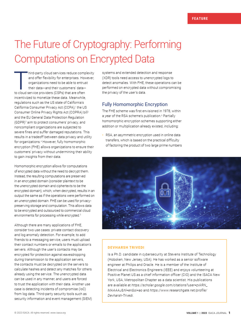 The Future of Cryptography Joa Eng 0223 | PDF | Encryption | Cryptography