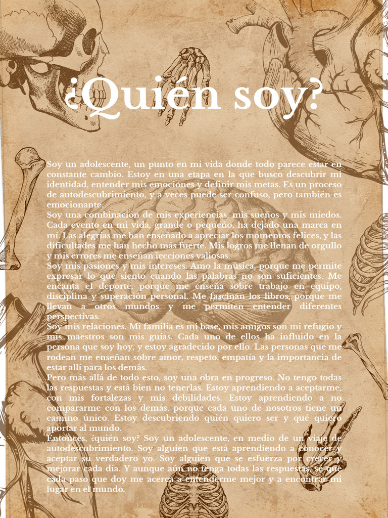 ¿Quién Soy | PDF