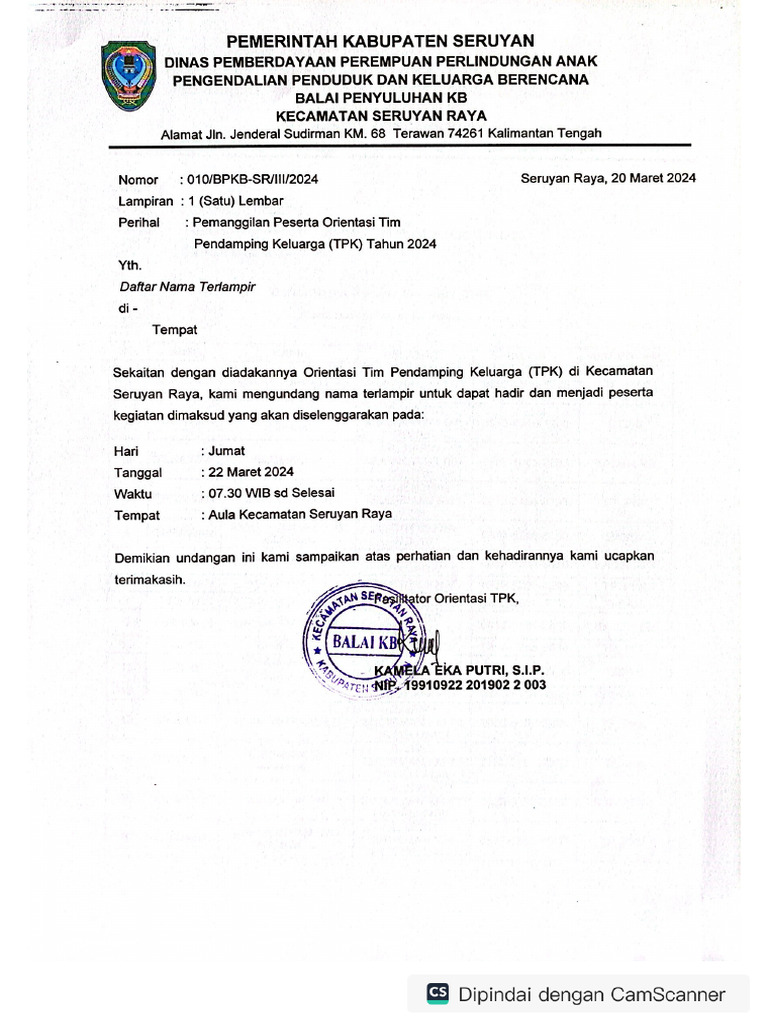 Orientasi TPK 2024 | PDF