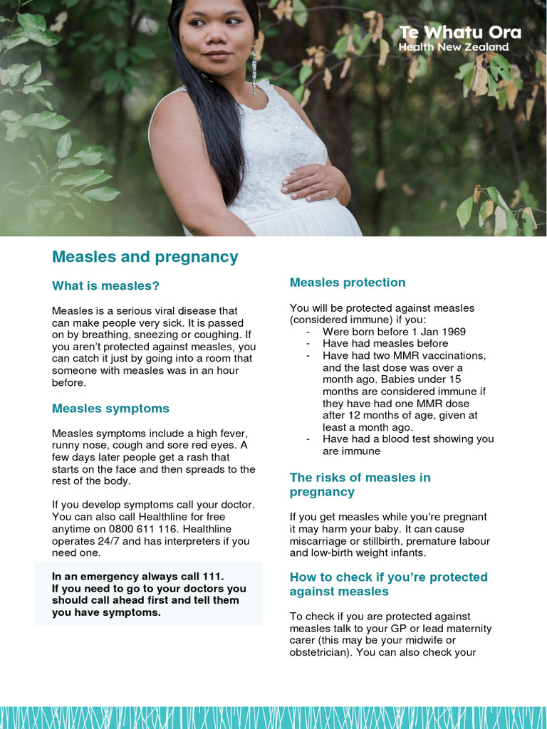 Measles and Pregnancy Q and A | PDF | Measles | Childbirth