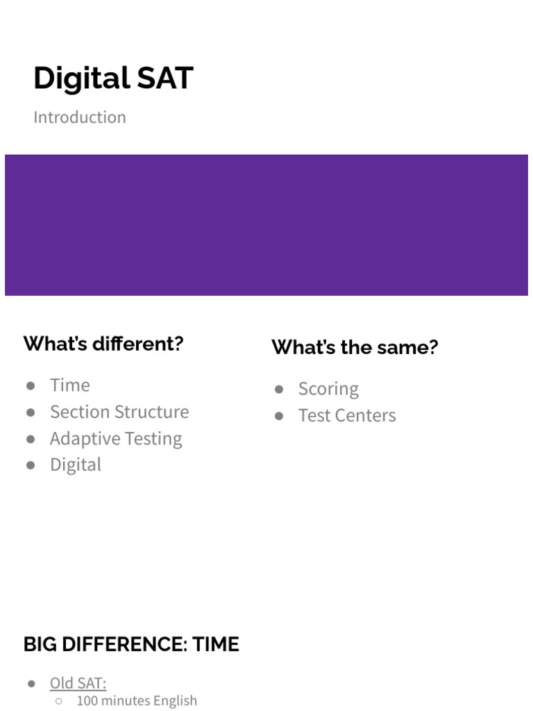 Digital SAT Slides - English | PDF | Punctuation | Military Budget Of ...
