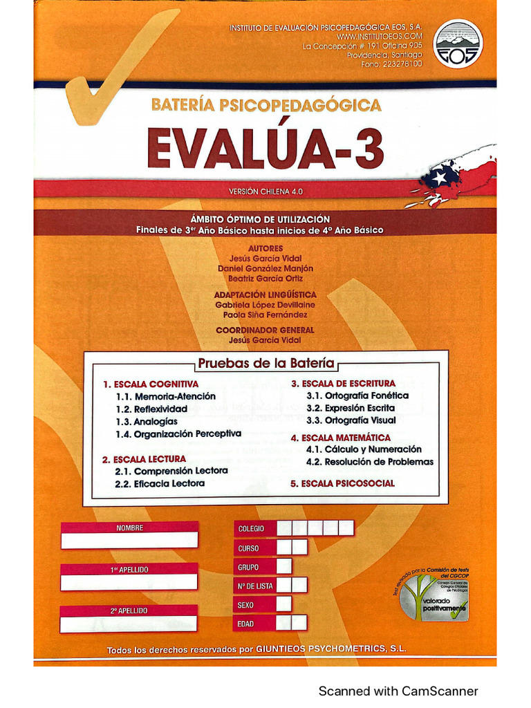 Evalúa 3 (4.0) | PDF