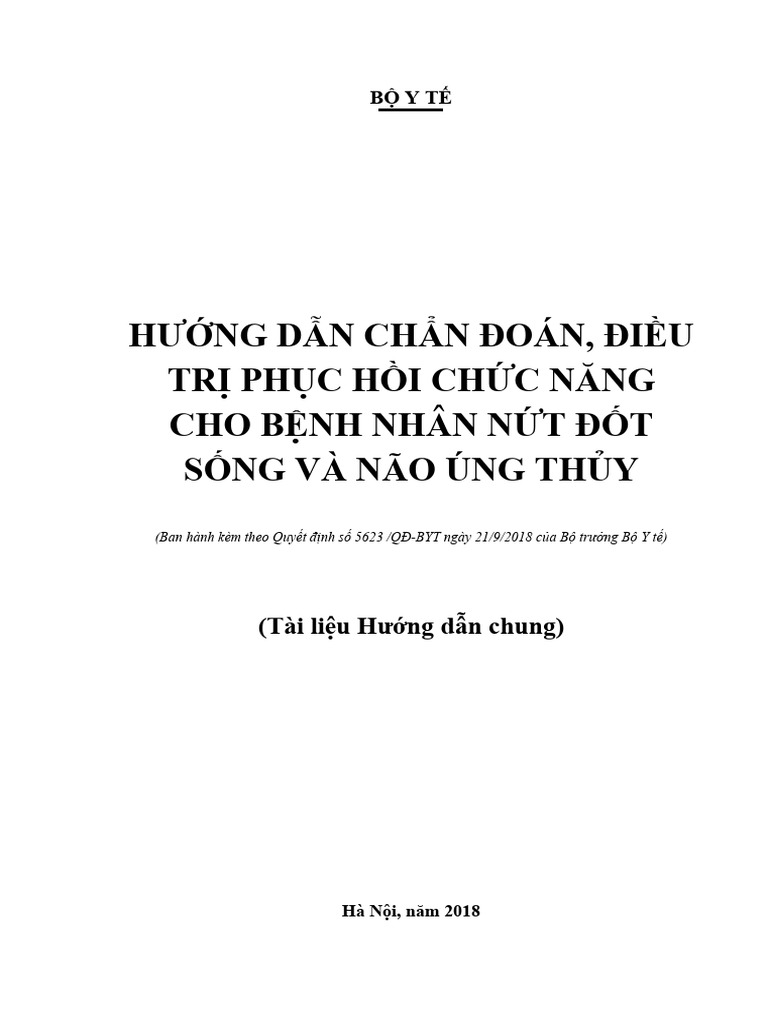 BYT - HD Chan Doan Va Dieu Tri Nut Dot Song Va Nao Ung Thuy - 2018 | PDF