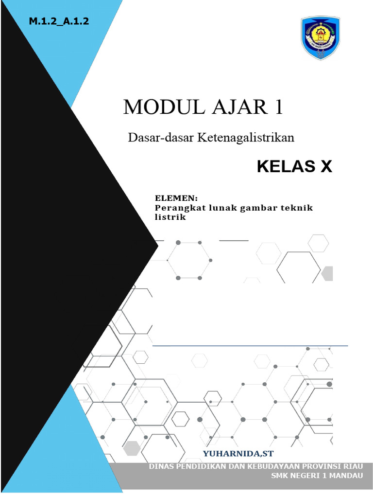 Modul Pembelajaran Gambar Listrik Kelas X | PDF