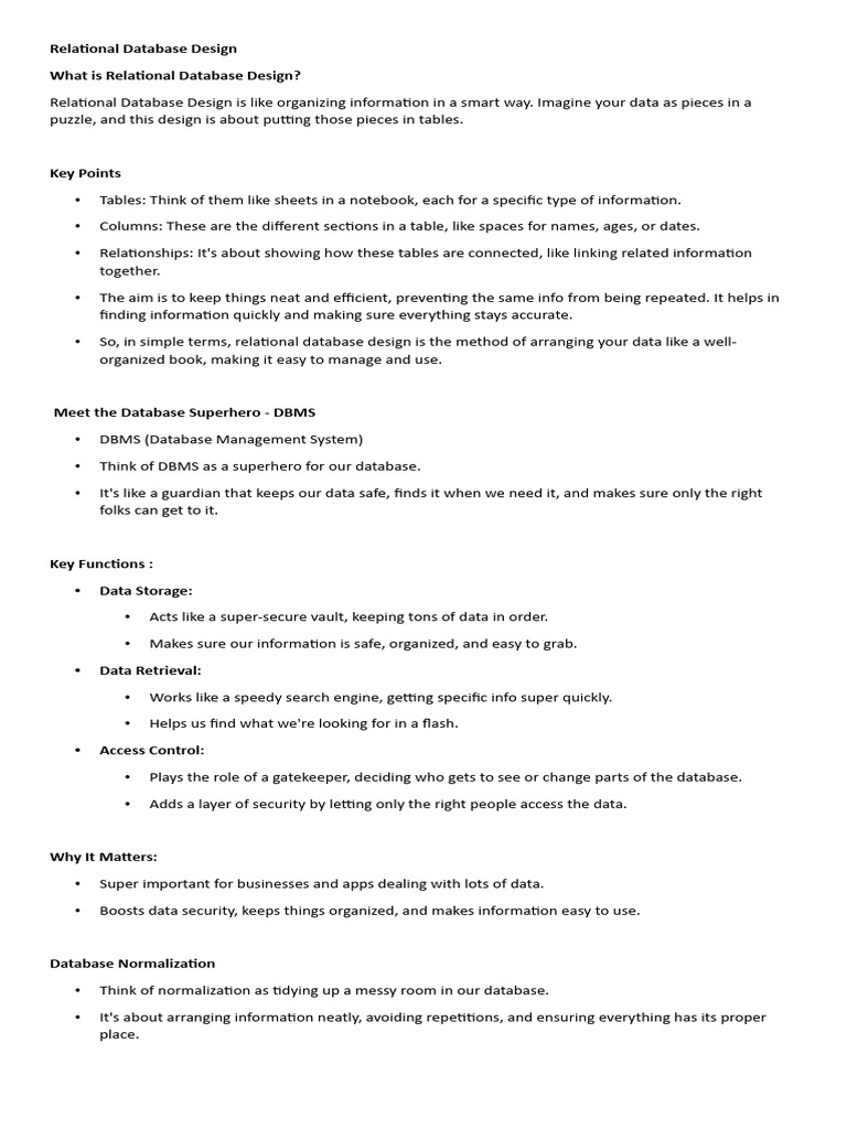 Relational Database Design - Group 6 | PDF | Databases | Database Design Relational Database Design - Group 6 | PDF | Databases | Database Design
