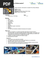 Build a Paper Roller Coaster Funnel | PDF