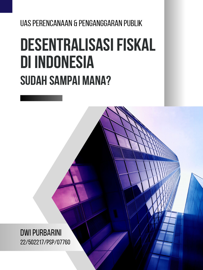 Makalah Desentralisasi - MMKP UGM | PDF