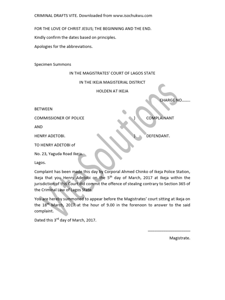 Criminal Litigation Drafts by Vitesolutions | PDF | Appeal | Magistrate