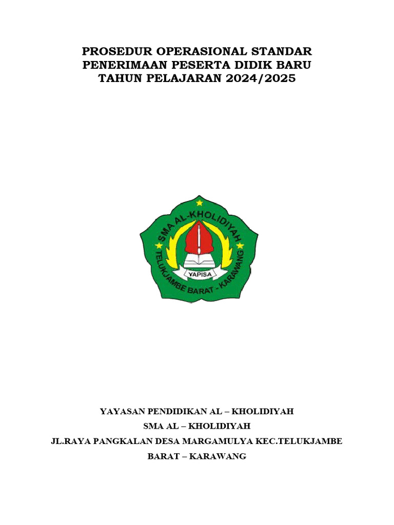 Pos PPDB 2024-2025 | PDF