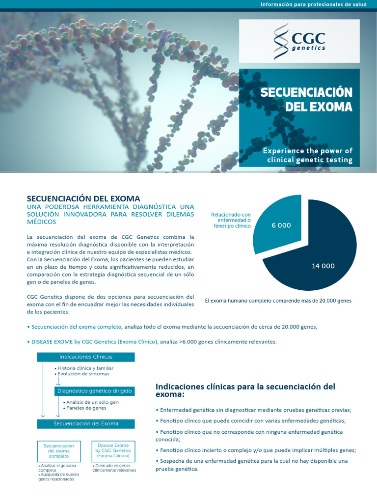 Secuenciación del Exoma: Diagnóstico Genético Avanzado | PDF ...