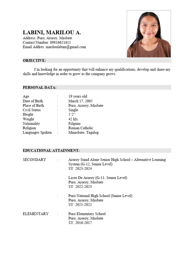 ALS Resume | PDF | Cognition