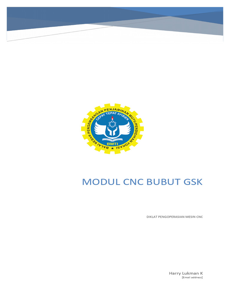 Modul CNC Bubut GSK | PDF