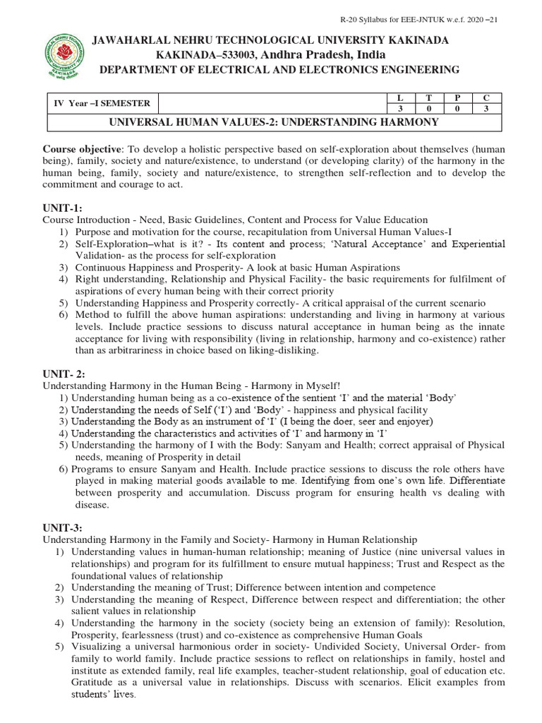 EEE 4-1 CS Syllabus - UG - R20 - 1 | PDF