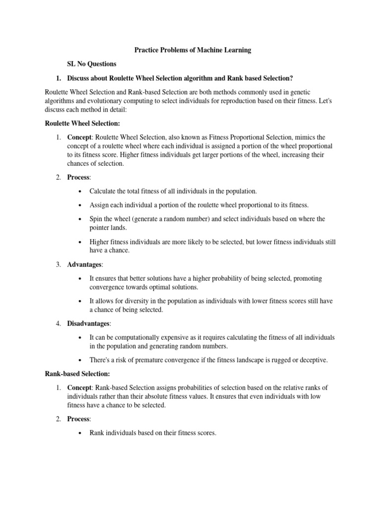 Practice Problems of Machine Learning Answer | PDF | Principal Component Analysis | Cluster Analysis