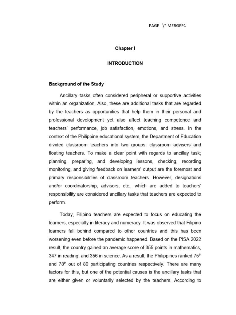 Impact of Ancillary Tasks on Teachers | PDF | Educational Assessment ...