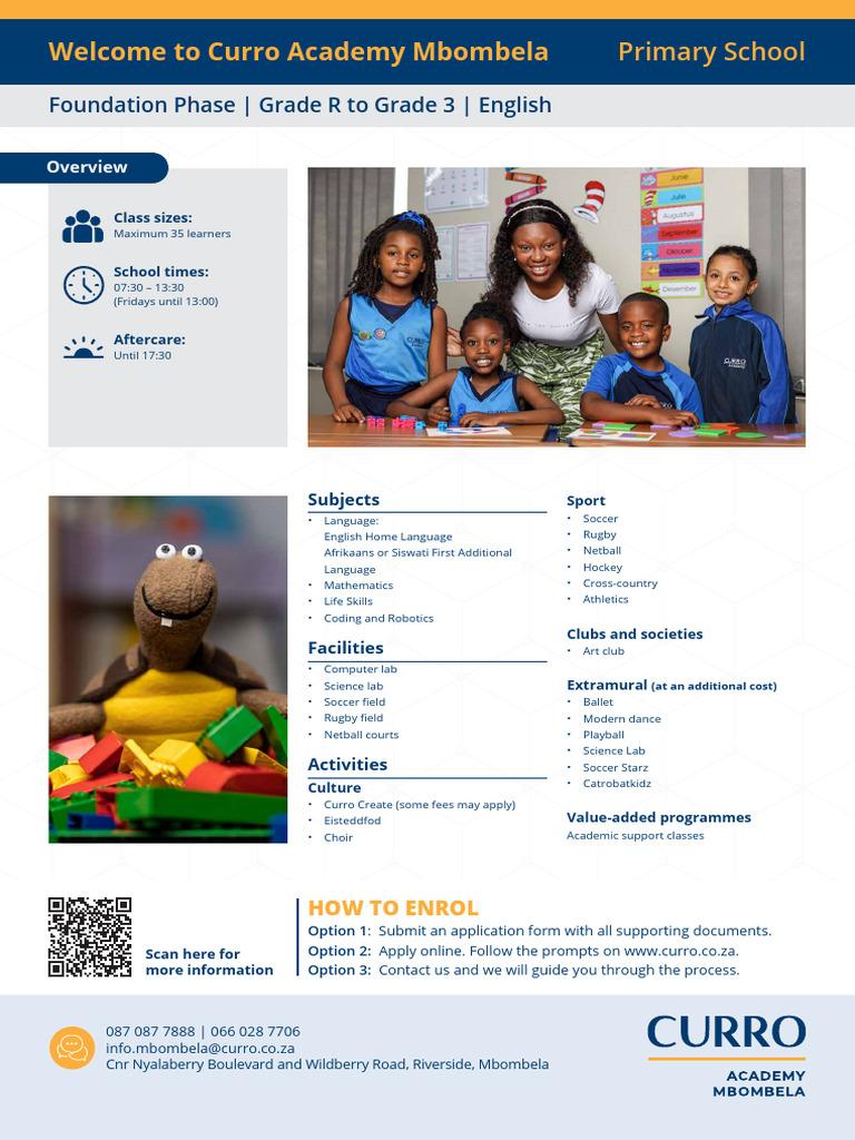 Curro Academy Mbombela School Guide | PDF