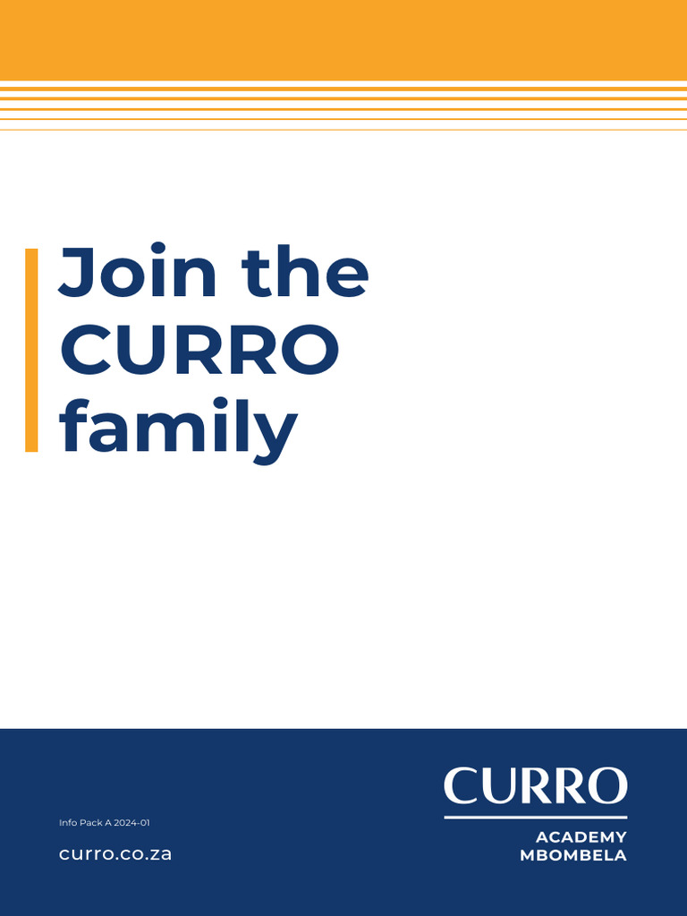 Curro Academy Mbombela Info Pack A 2024 01 | PDF