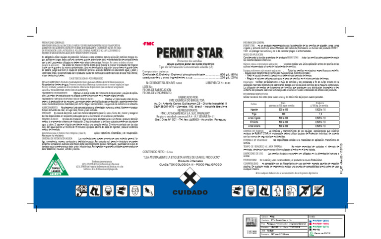 Permit Star 1L REV00 PY Agricola Colonial 1 | PDF | Agua | Arroz