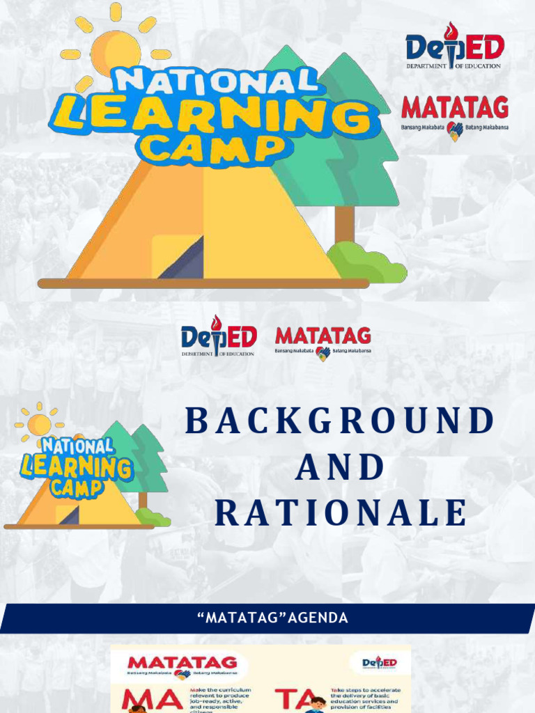 National Learning Camp 240527015640 622b251c | PDF | Educational ...