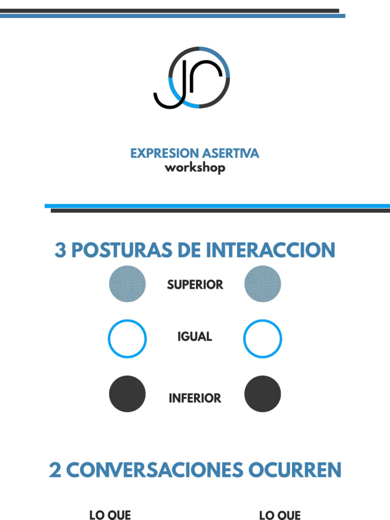 Comunicacion Asertiva Expresion Asertiva Pdf