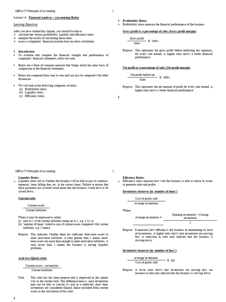 LN 14 Abfa1173 | PDF | Revenue | Expense