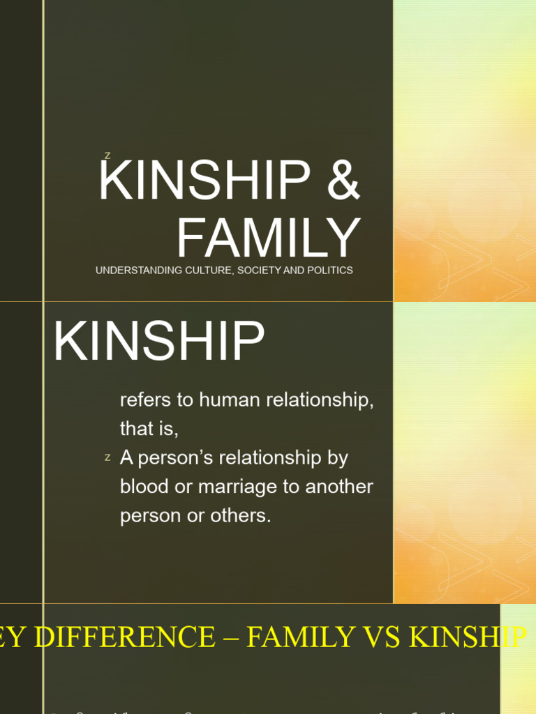 Week 9 - KINSHIP and FAMILY | PDF | Kinship | Marriage