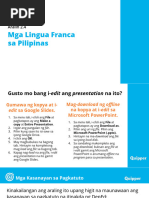 Mga Lingua Franca Sa Pilipinas | PDF