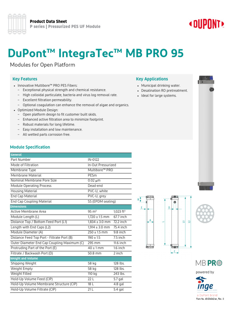 UF IntegraTec P Series PES IO MB PRO 95 PDS 45 D04342 en | PDF ...