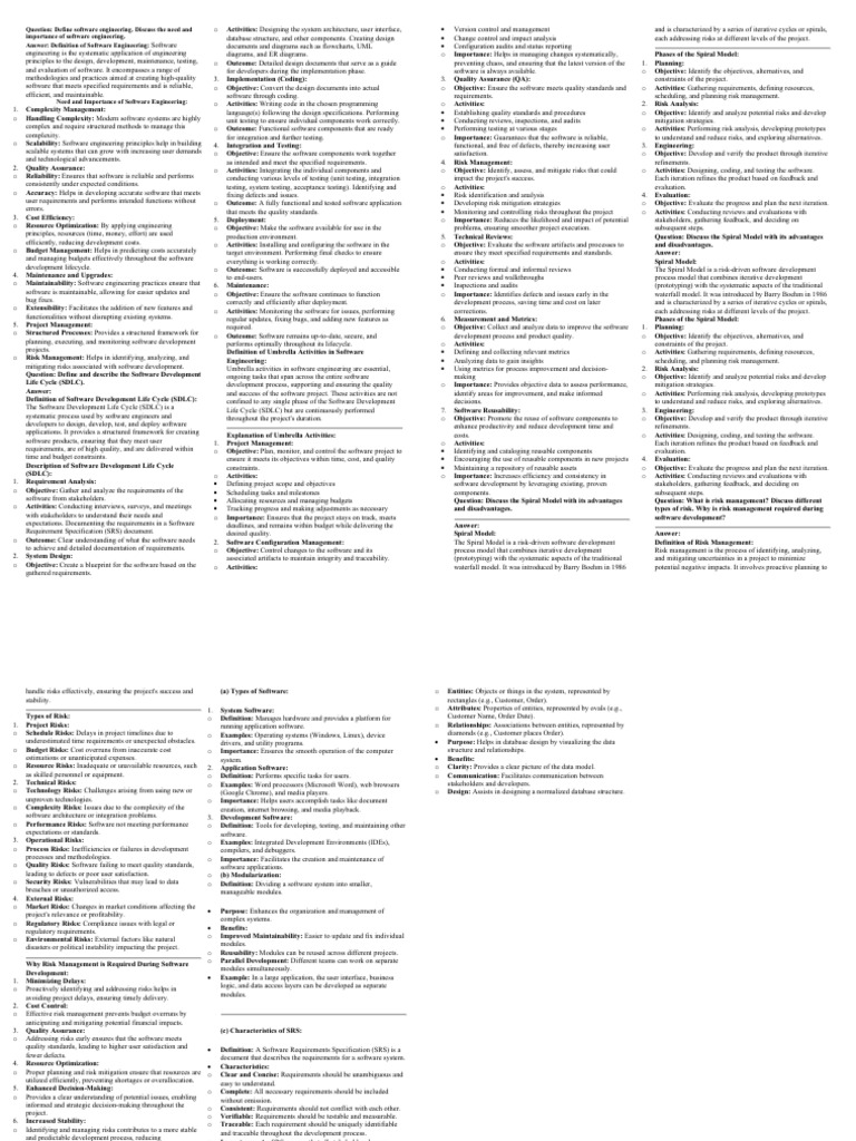 Se 33 | PDF | Software Testing | Software Development Process