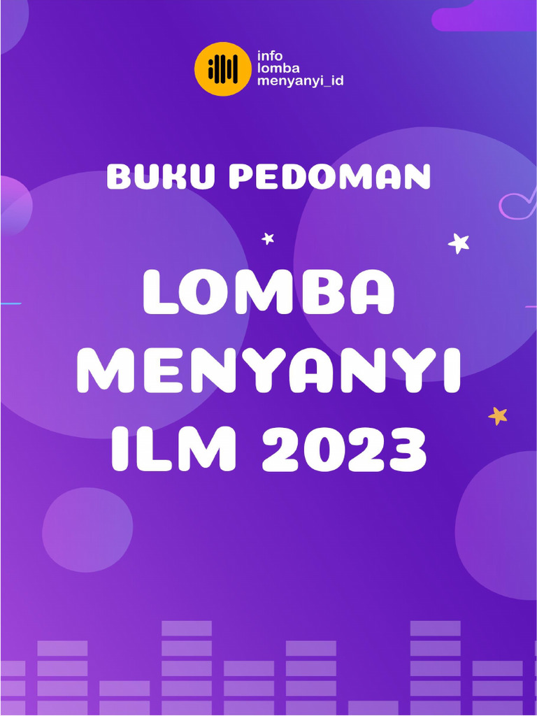 Juknis Lomba Menyanyi Ilm 2023 | PDF