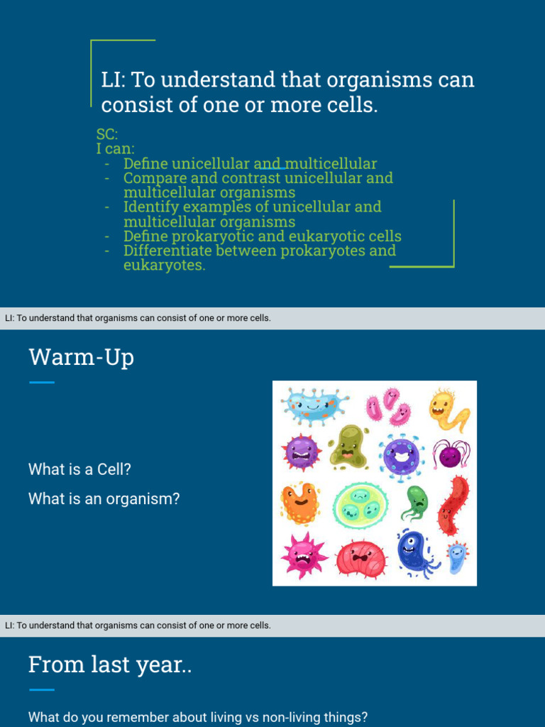 L2 - Introduction To Cells - Cell Theory | PDF | Cell (Biology ...