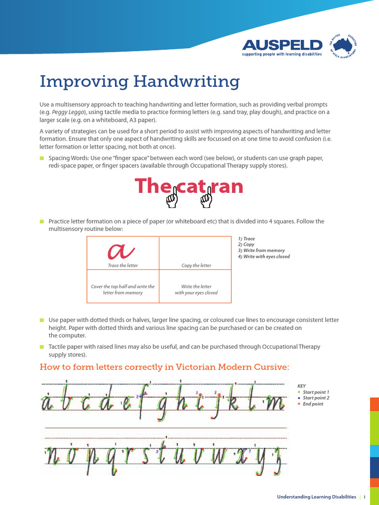 Improving Handwriting and Pencil Grasp | PDF | Occupational Therapy