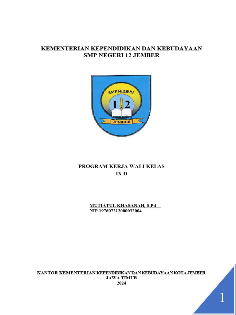 Lap Wali Kelas MUTIA | PDF