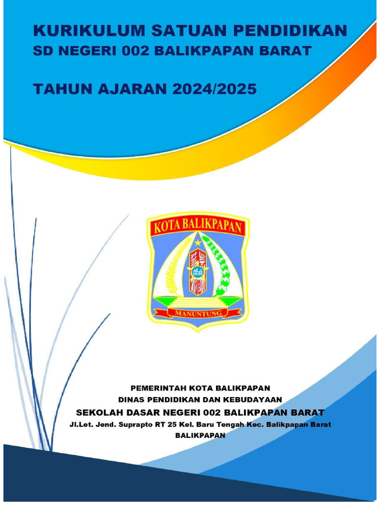 Kosp SDN 002 Balbar - Ta 2024 - 2025 | PDF | Karier & Perkembangan