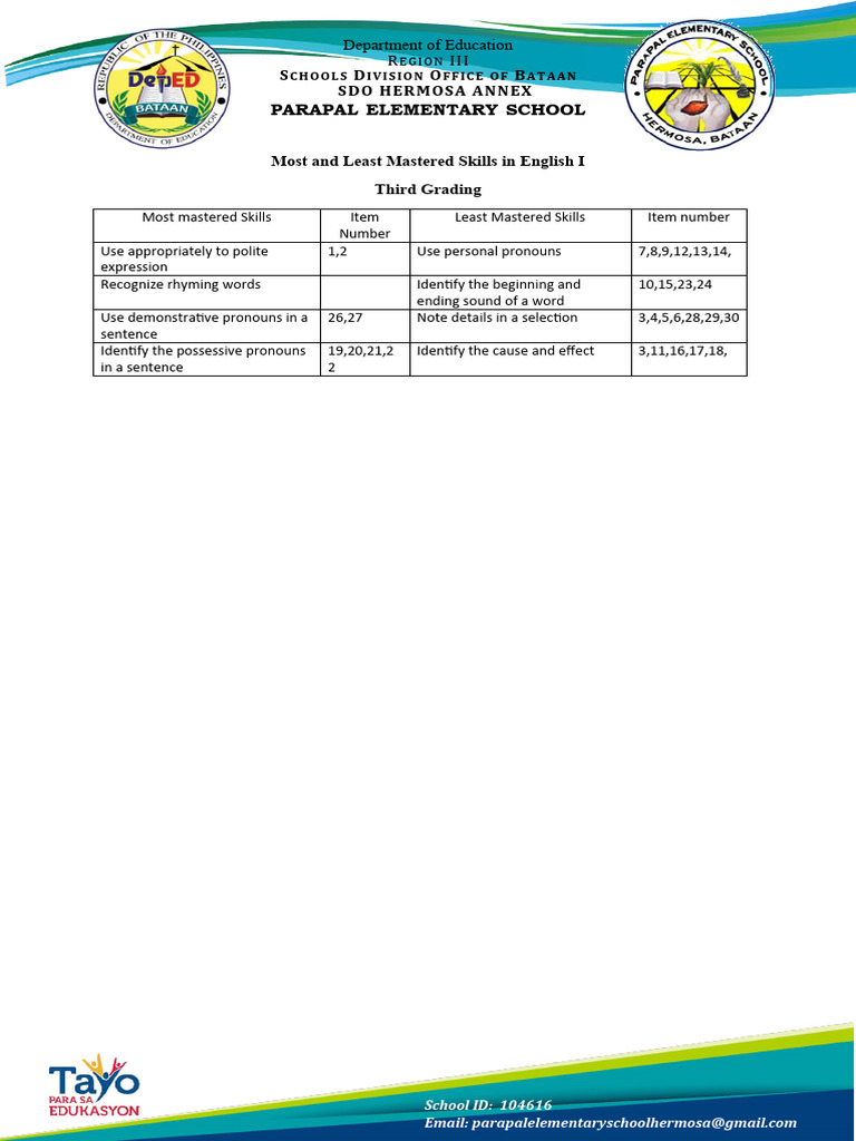 Parapal Es LM Mastered English | PDF | Word | English Language