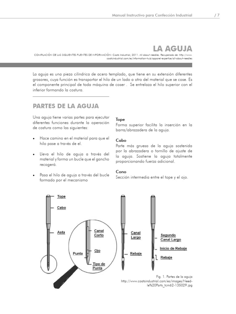 La Aguja | PDF | Máquina de coser | Textiles