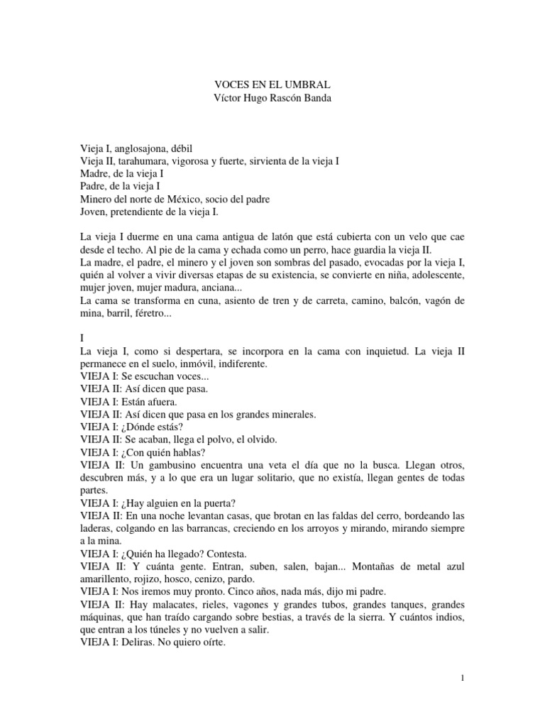 Voces en El Umbral | PDF