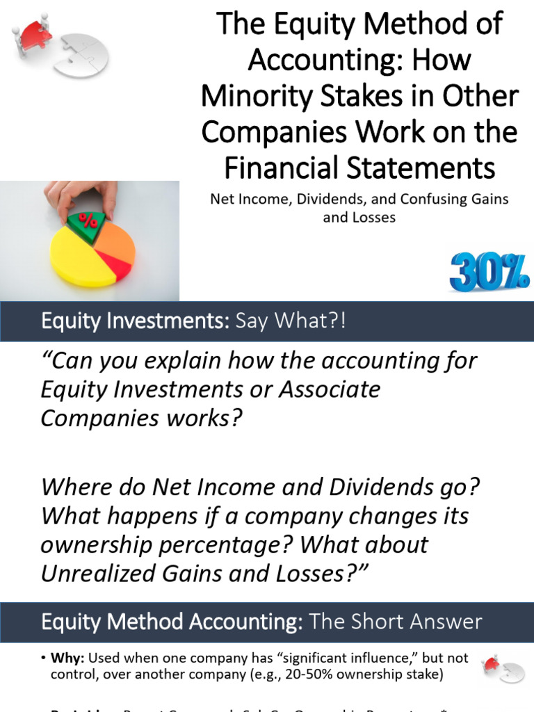 105 23 Equity Method of Accounting Slides | PDF | Equity (Finance ...