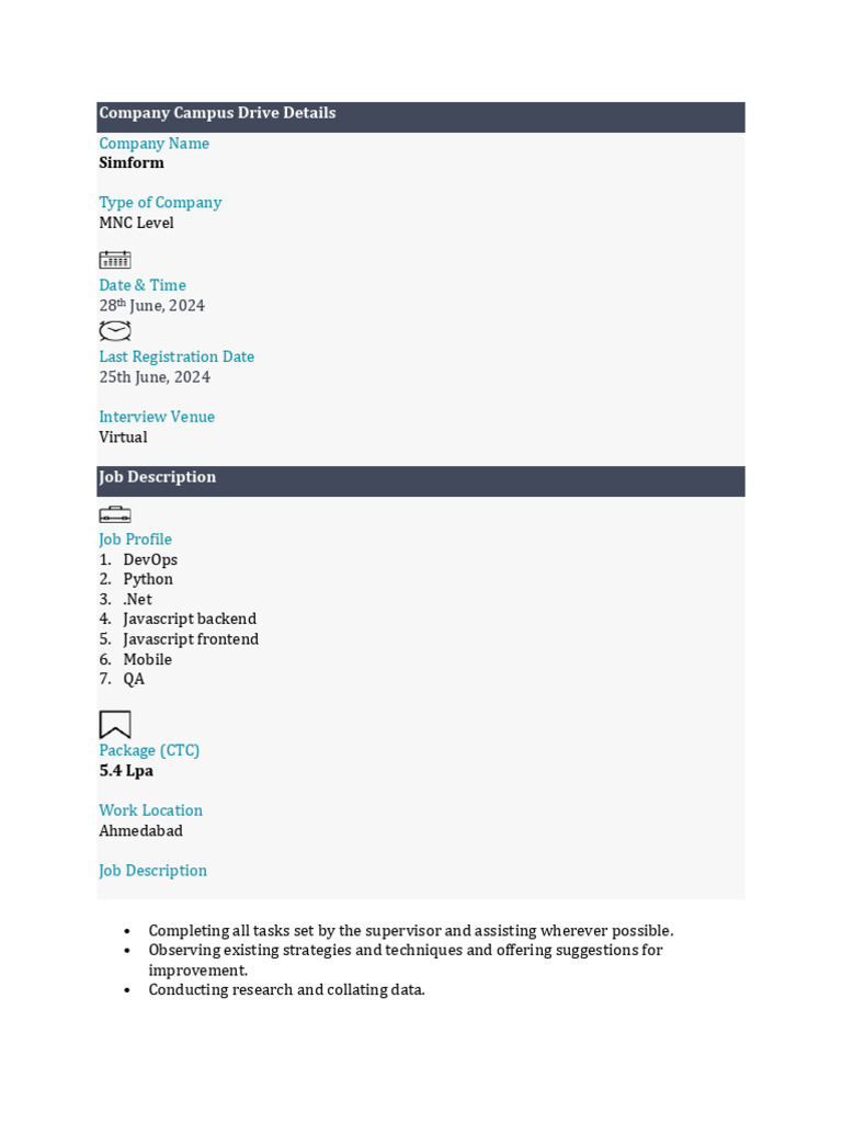 Campus Drive by Simform | PDF | Information Technology | Computing