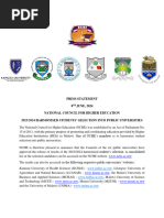 KUHeS 2025/2026 Postgraduate Selection | PDF | Academic Degree ...