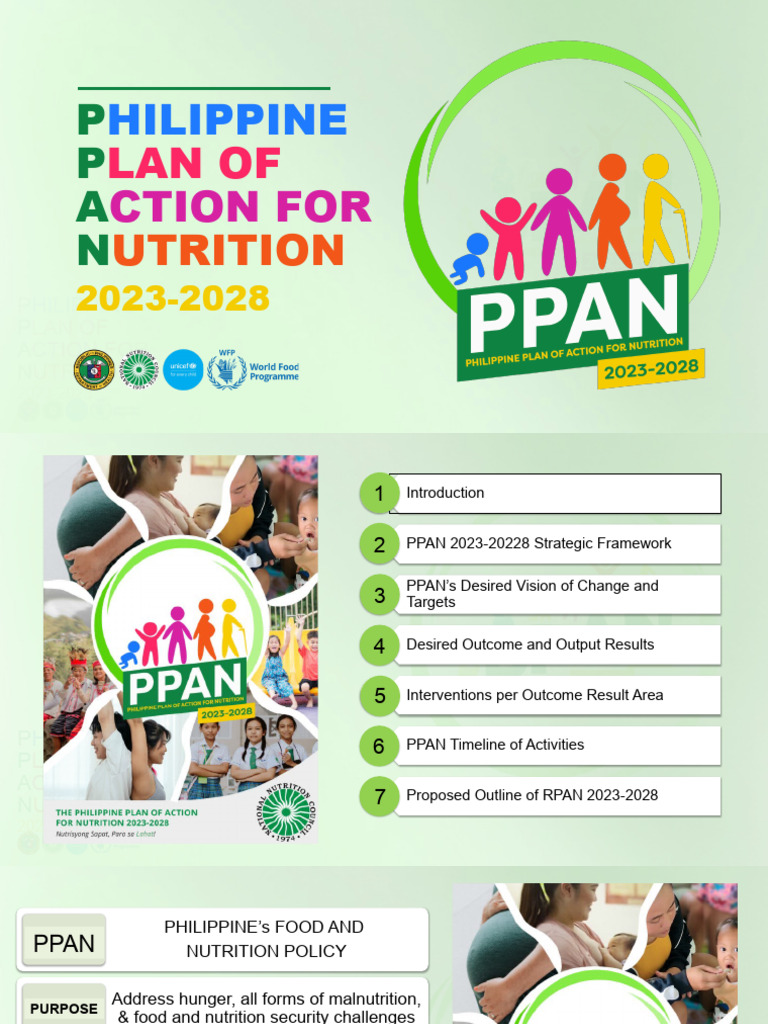 Ppan 2023-2028 | PDF | Food Security | Wash