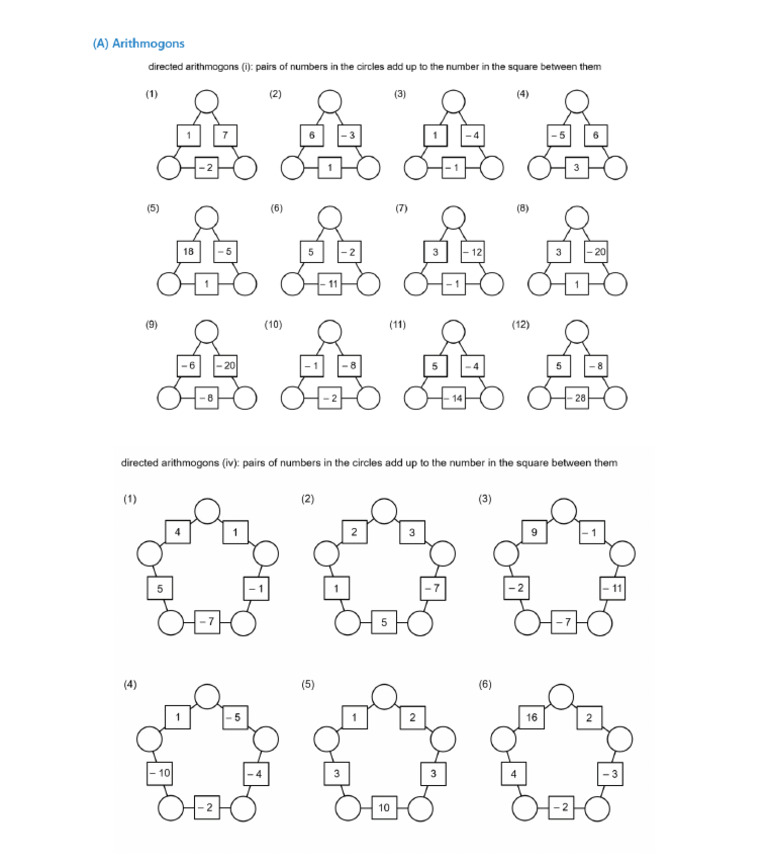 Arithmogons | PDF