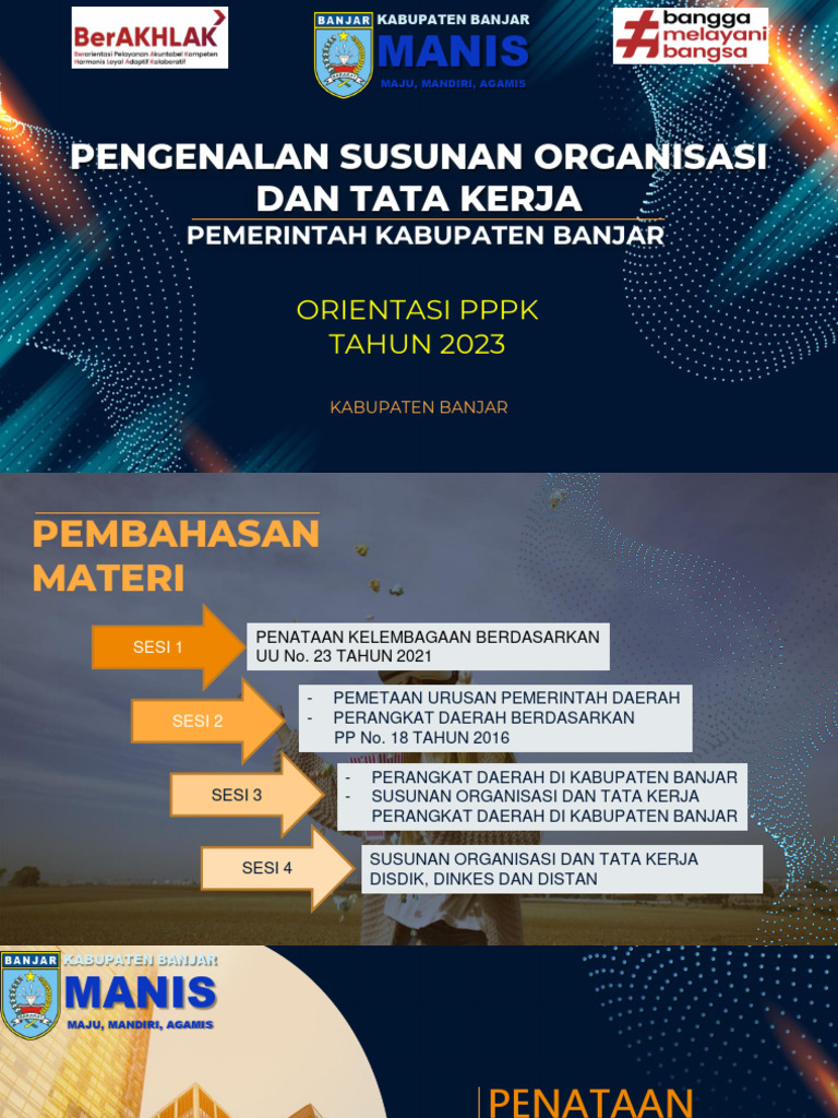 Pengenalan Susunan Organisasi Dan Tata Kerja | PDF