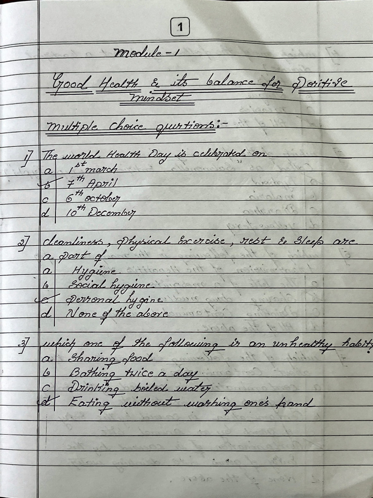 SFH Assignment | PDF