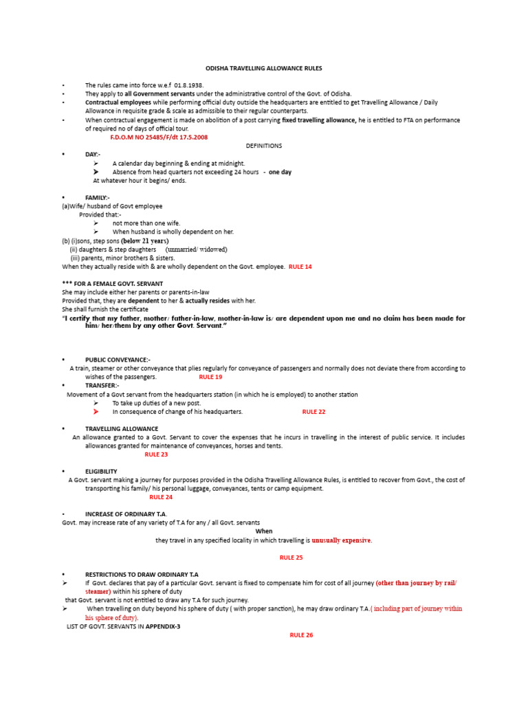 TA RULES | PDF | Fare | Fuel Economy In Automobiles